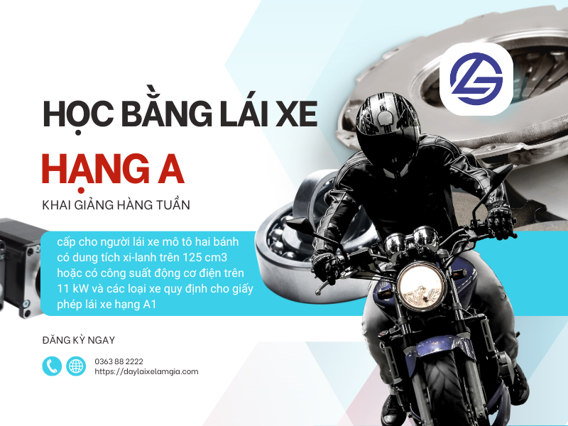 Học Bằng Lái Xe A nhanh nhất tại TPHCM - Đào tạo lái xe Lâm Gia